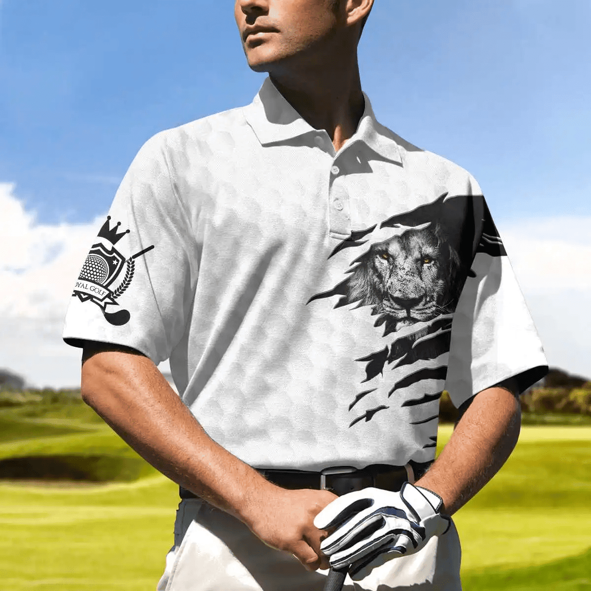King Of Swings Lion Golf Polo T-shirt – bottexbabe